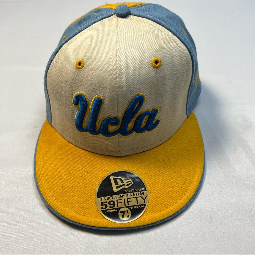 Rare New Era 59 Fifty Ucla Colorblock Fitted Hat. Emb… - Gem
